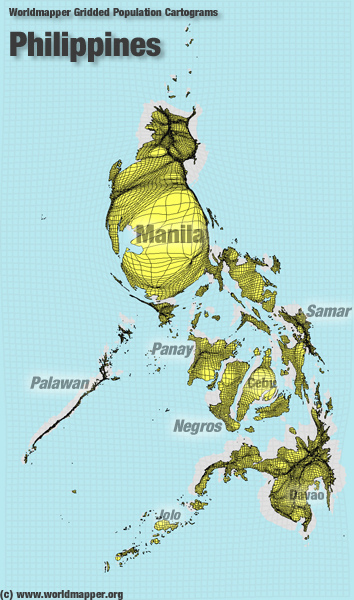 Build your own maps with this open source D3 Philippine cartogram